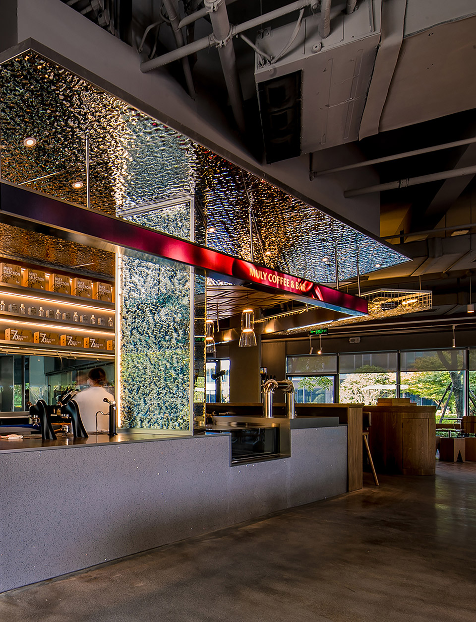 MULY Coffee Brand Store, Shanghai, China by QIHE DesignWorks - 谷德设计网