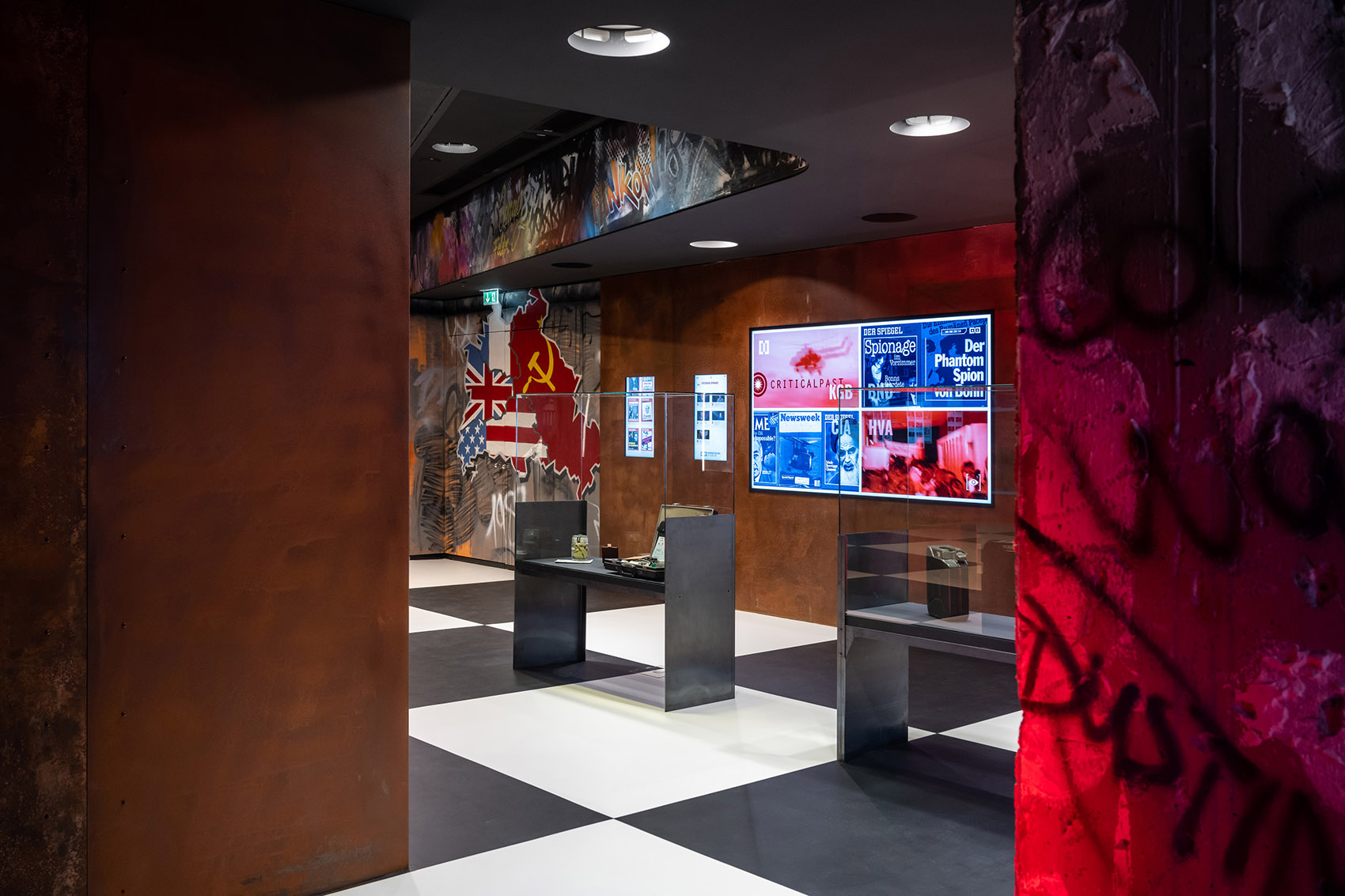 Exhibition design for Cold War Museum, Berlin by TCHOBAN VOSS ...