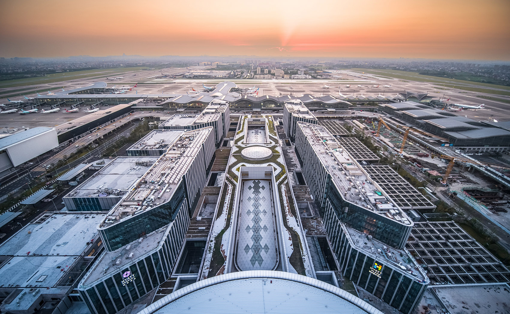The third phase of the new terminal building and landside ...
