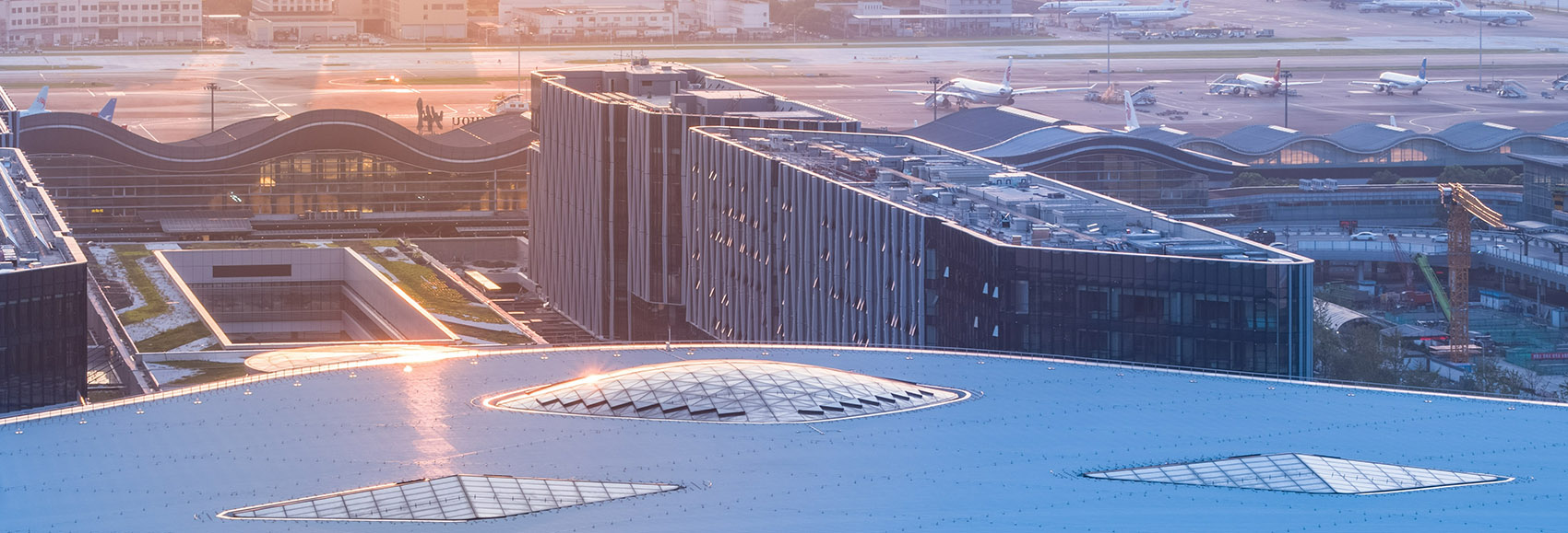 The third phase of the new terminal building and landside ...