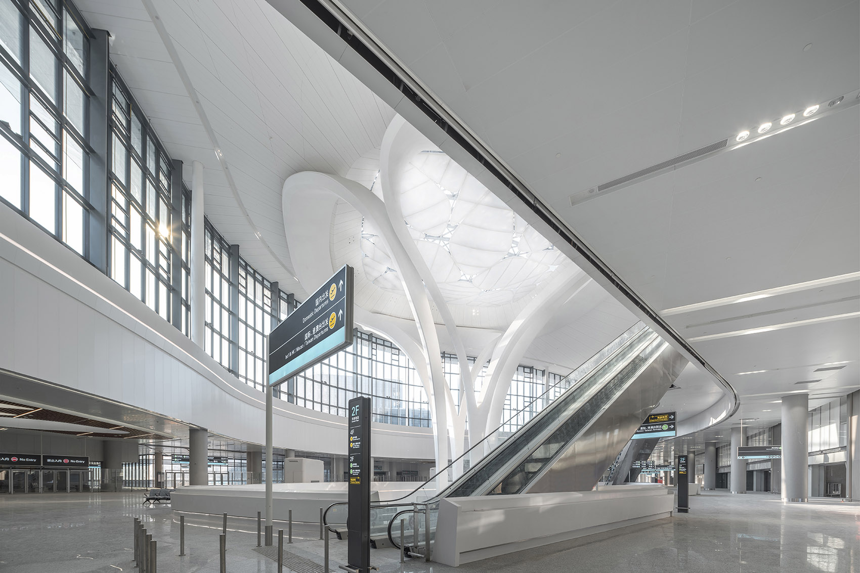 The third phase of the new terminal building and landside ...