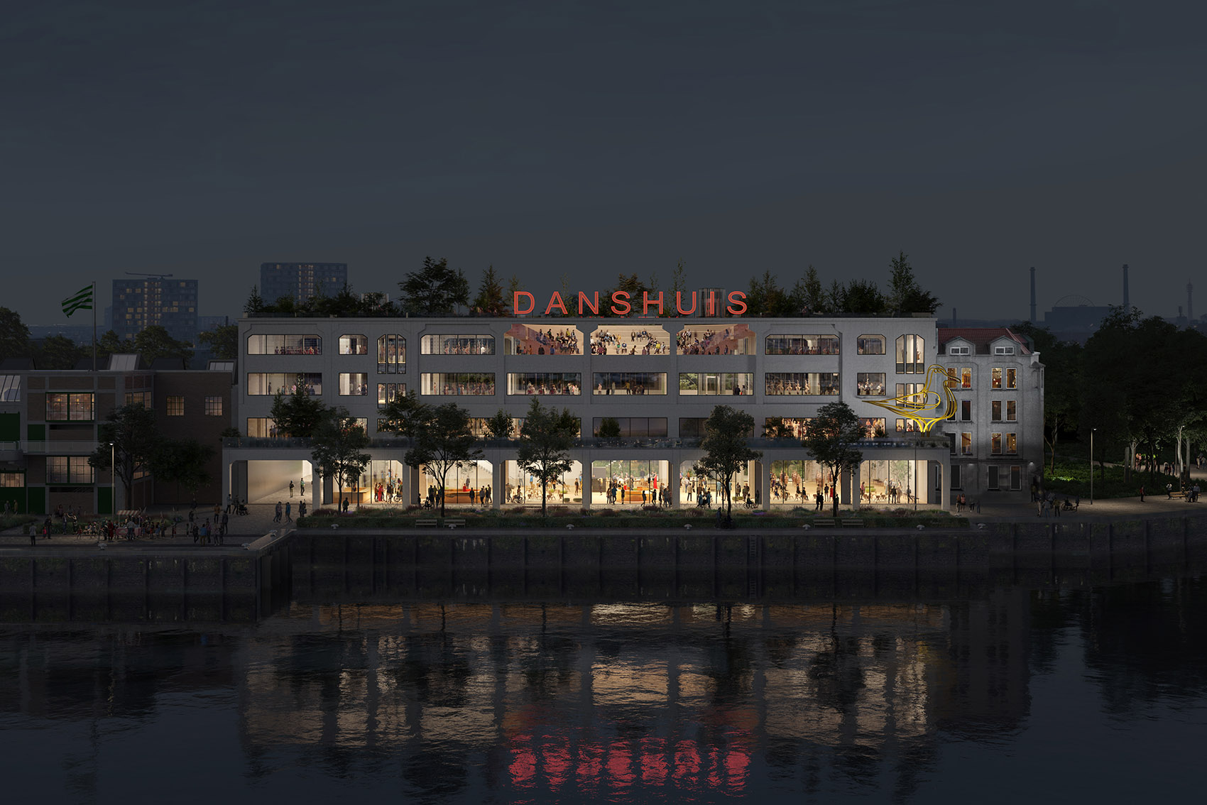 MAD unveils design for the Dance House in Rotterdam - 谷德设计网