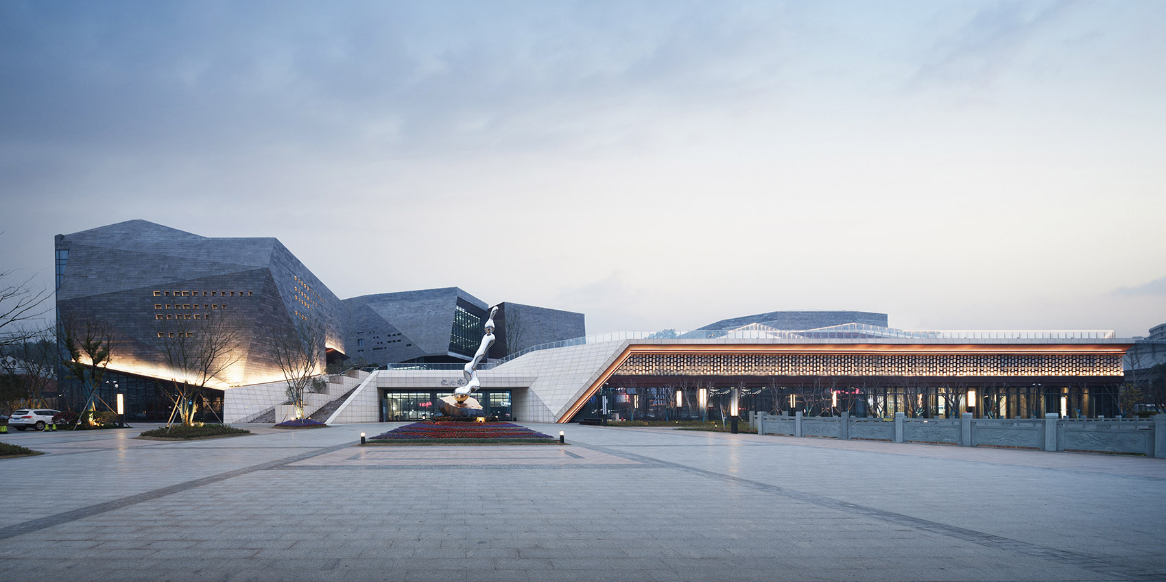 Kaihua County Public Culture Square by China United Engineering ...