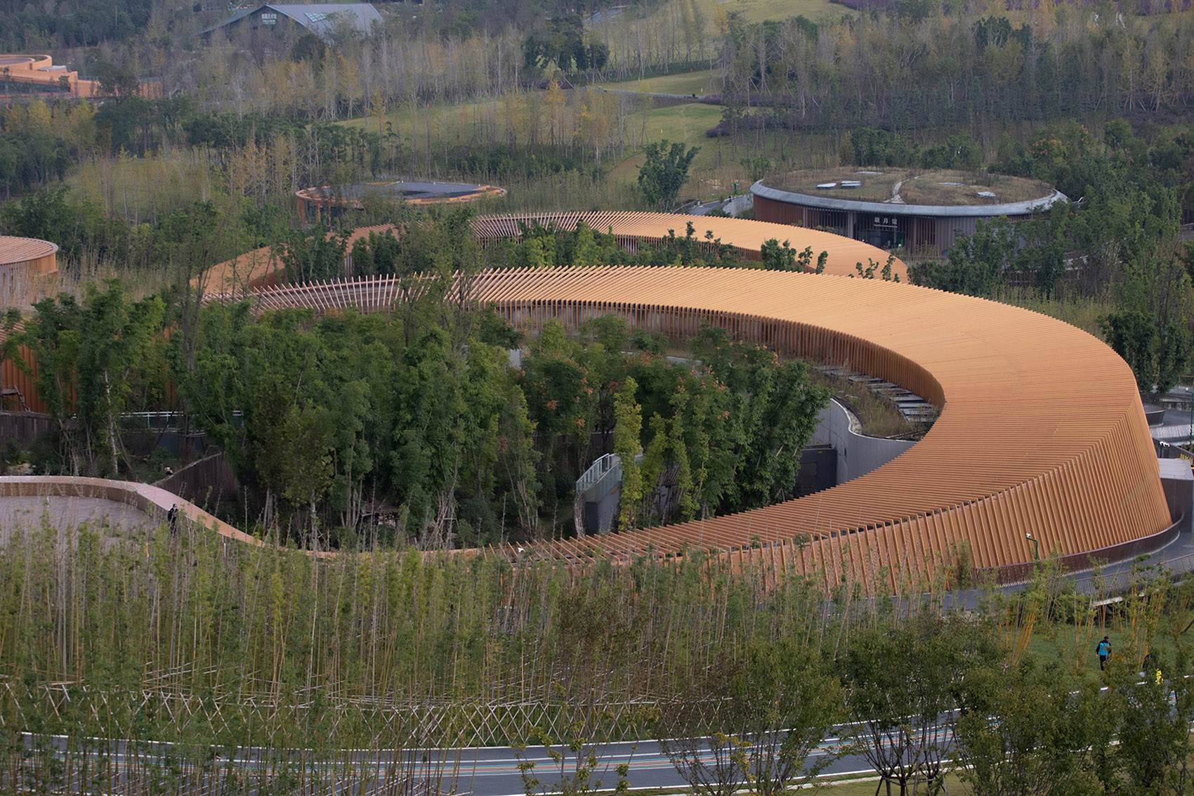 The Panda Pavilions in Chengdu by Atelier Ping Jiang, EID Arch - 谷德设计网