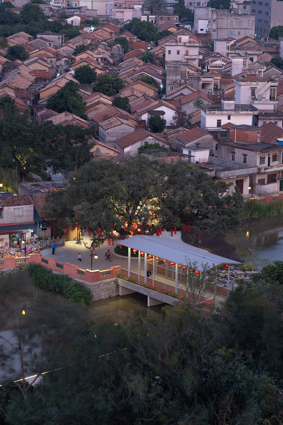 Organic renewal of the contiguous villages of Ding, Peng and Huang by DONGDA (SHENZHEN) DESIGN ...