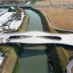 Baoying High Speed Railway Station Pedestrian Bridge(Lotus Leaf Bridge ...