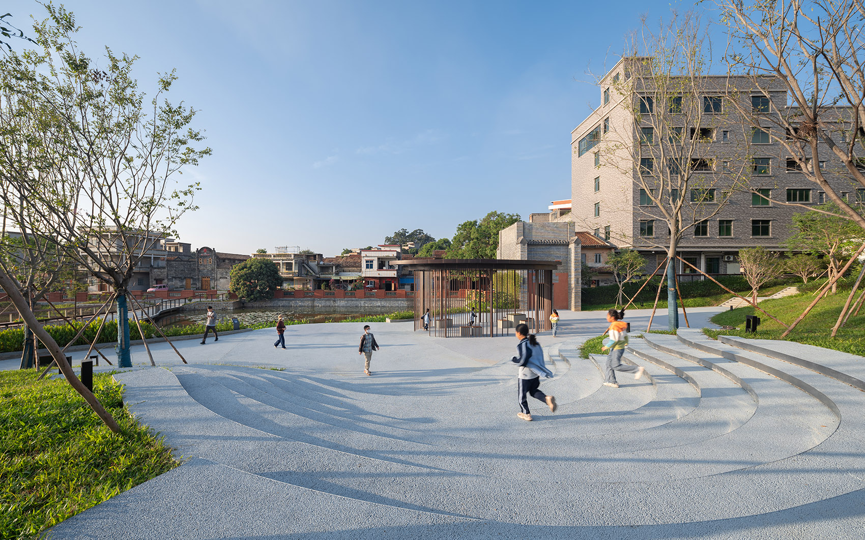 Organic renewal of the contiguous villages of Ding, Peng and Huang by ...