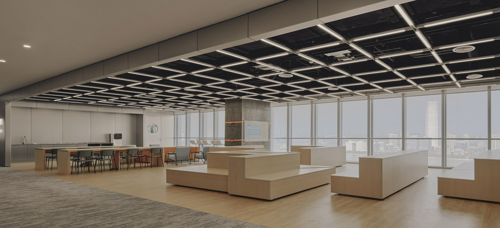 Tezign west bund star center headquarter interior design by XFRAME ...