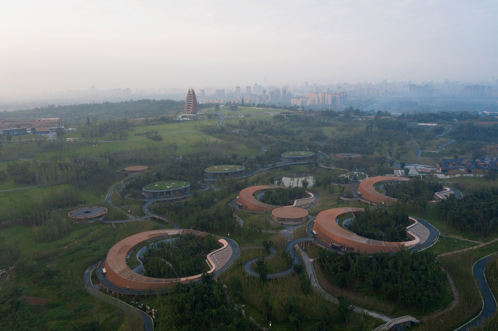 The Panda Pavilions in Chengdu by Atelier Ping Jiang, EID Arch - 谷德设计网