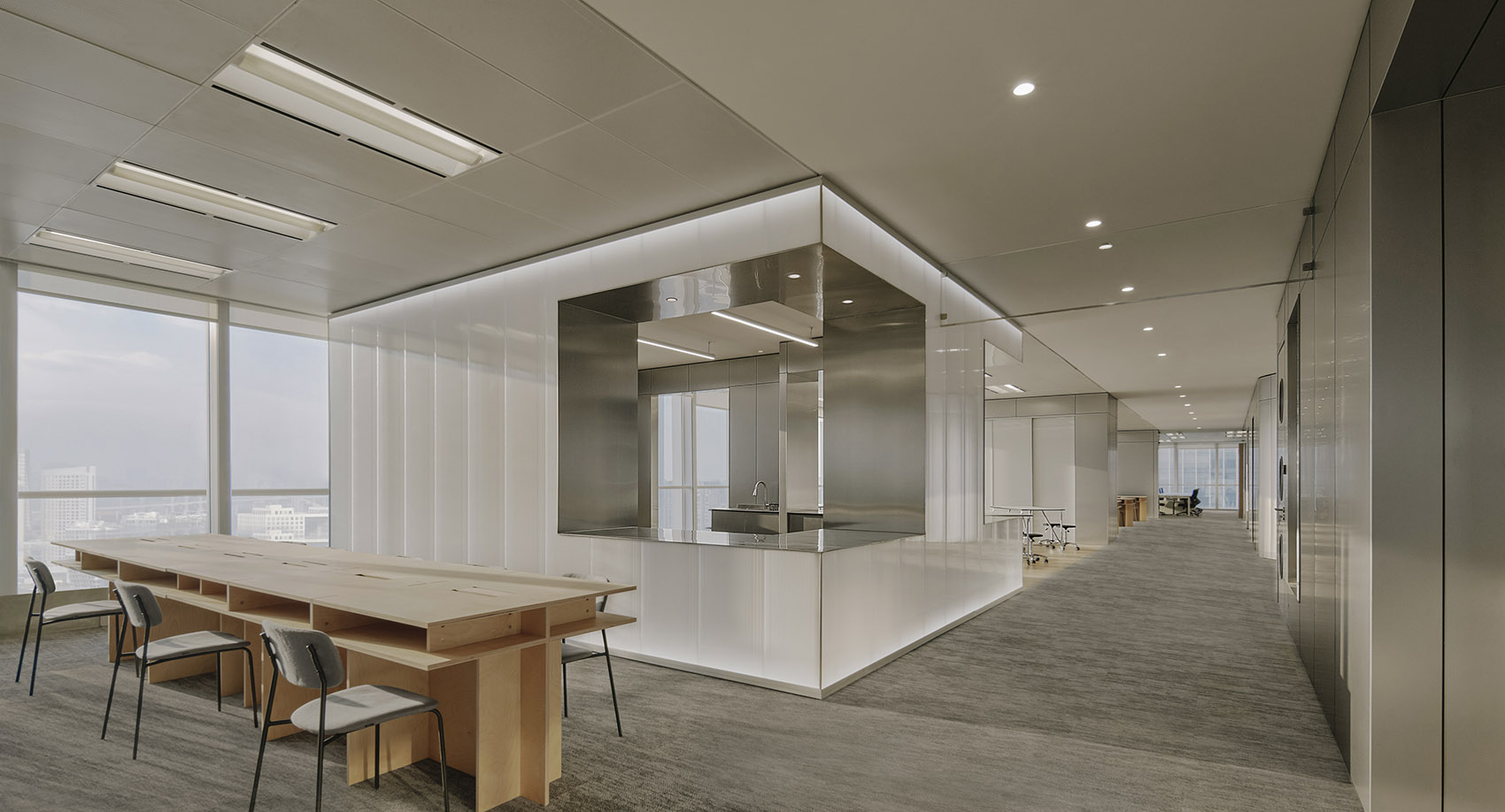 Tezign west bund star center headquarter interior design by XFRAME ...