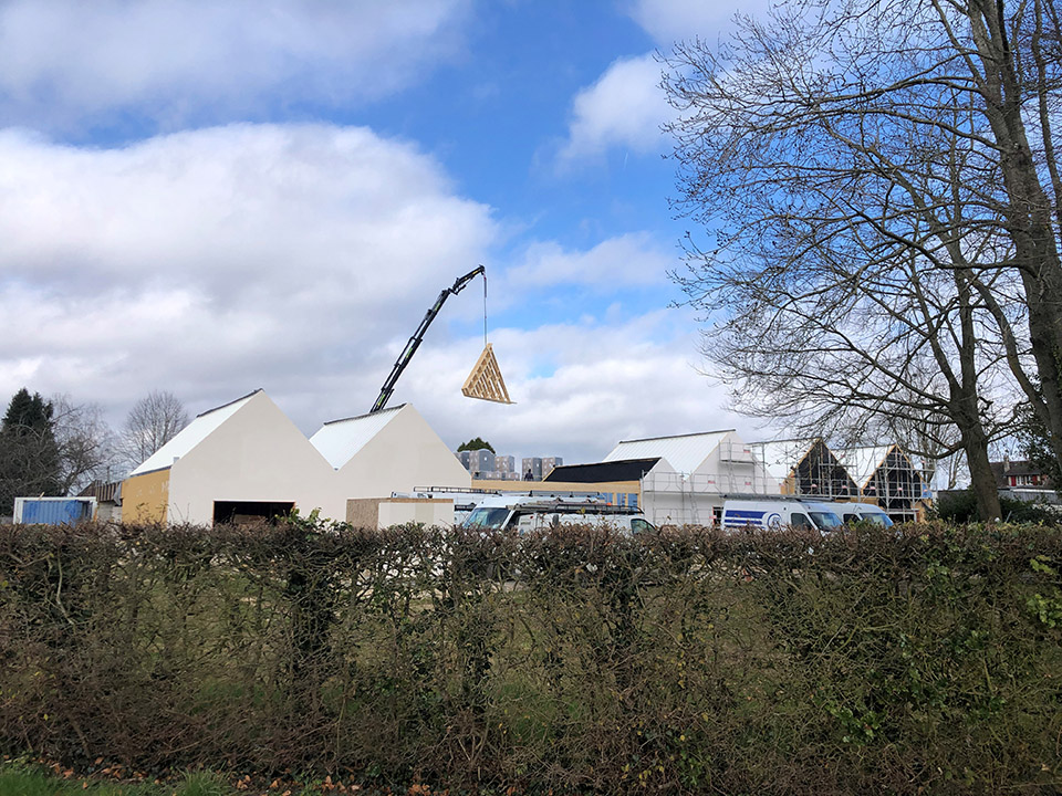 Construction of a three classes kindergarten in Saint-Ouen-Du-Tilleul ...