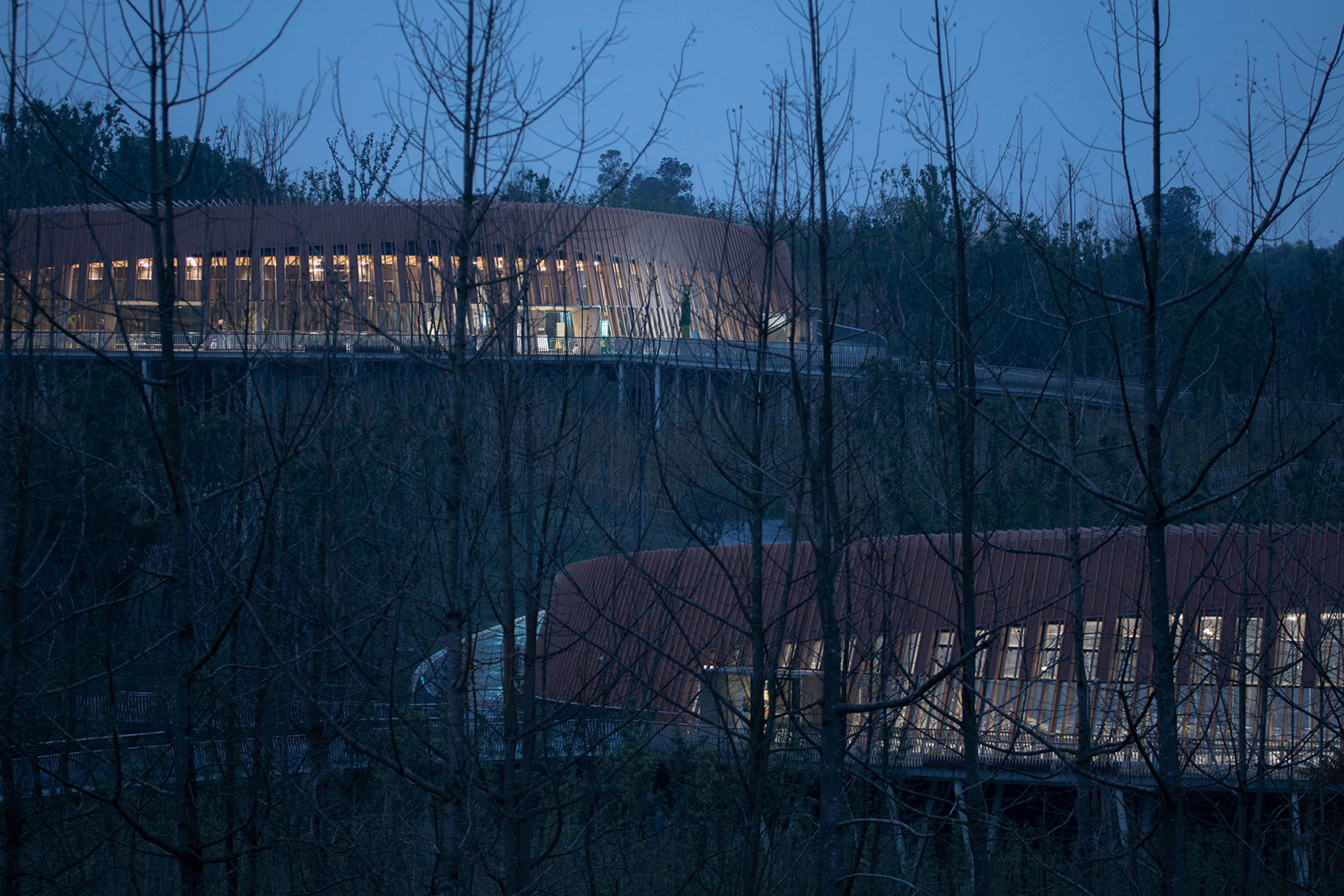 The Panda Pavilions in Chengdu by Atelier Ping Jiang, EID Arch - 谷德设计网