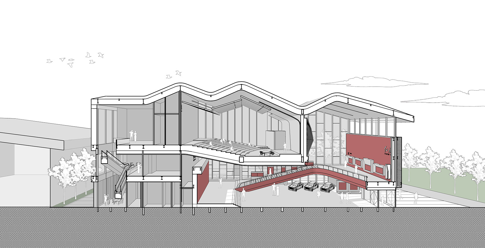 Qijing Innovation Exhibition Space by Architectural Design & Research Institute of SCUT - 谷德设计网
