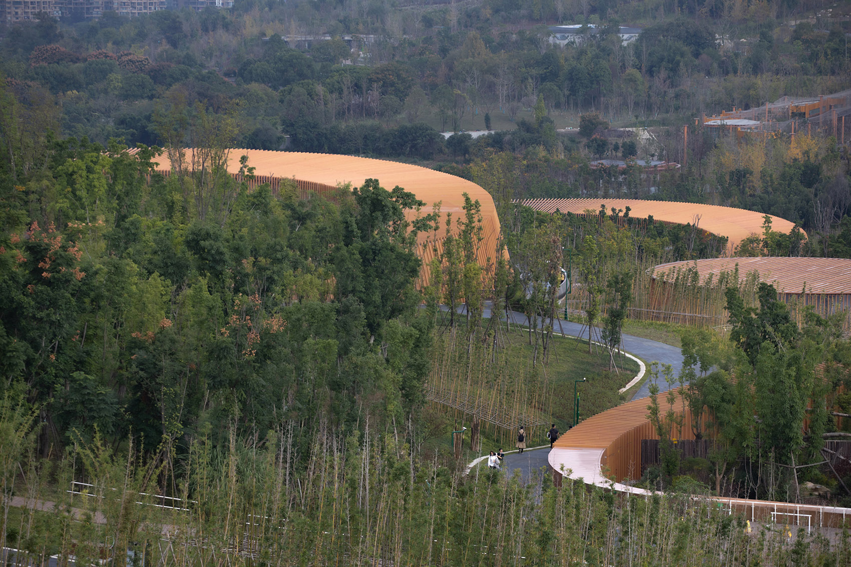 The Panda Pavilions in Chengdu by Atelier Ping Jiang, EID Arch - 谷德设计网