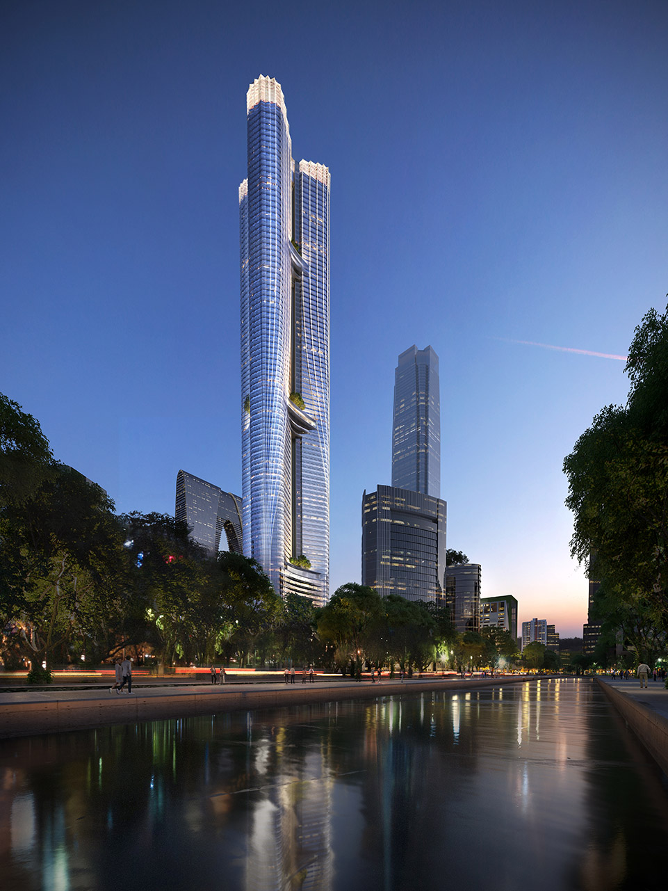 SOM Designs Petal-inspired Apartment Tower in Suzhou, China - 谷德设计网 SOM Designs Petal-inspired Apartment Tower in Suzhou, China - 谷德设计网