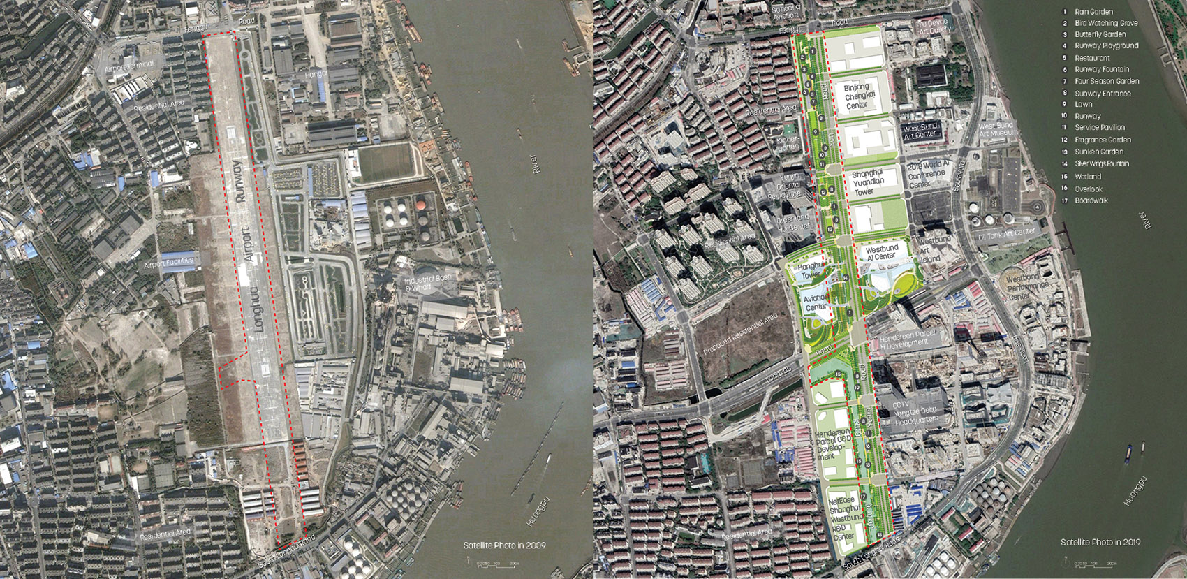 2021 ASLA URBAN DESIGN AWARD OF HONOR: Xuhui Runway Park / Sasaki - 谷德设计网