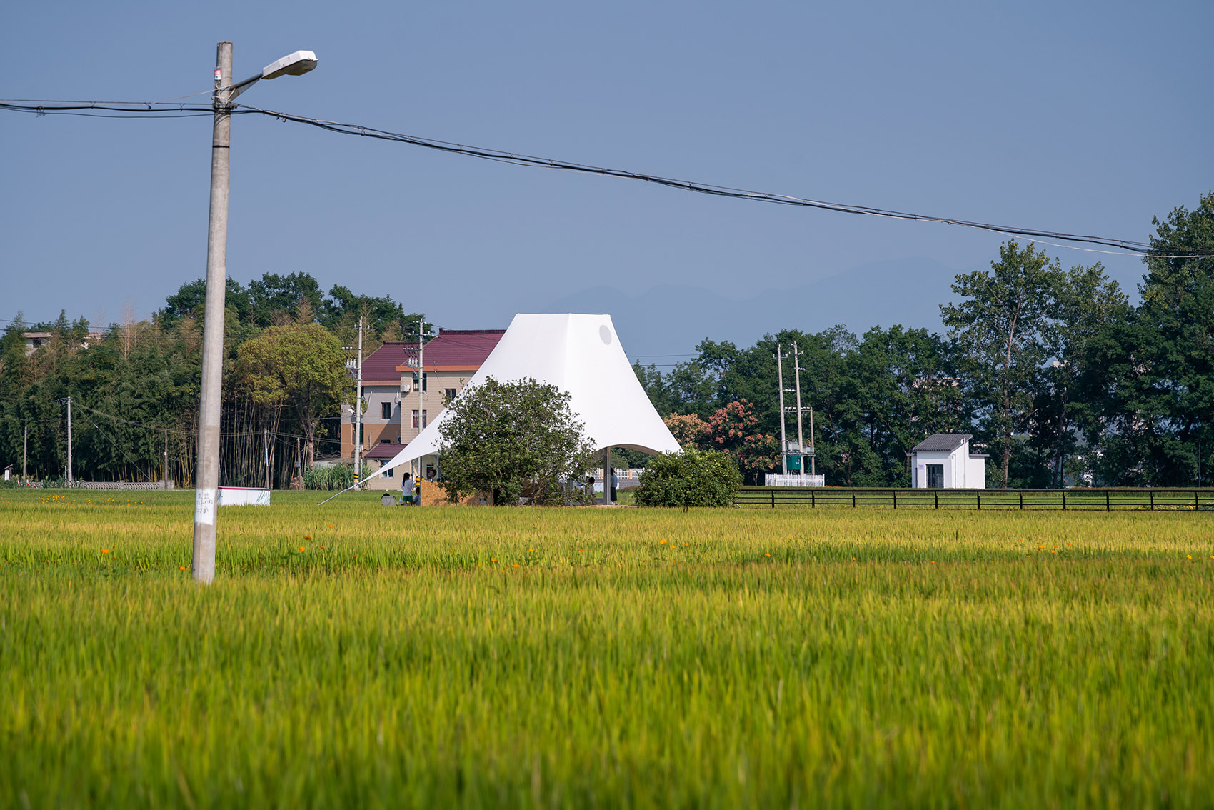 Tower Pavilion In Paddy Fields by JumpingHouseLab - 谷德设计网
