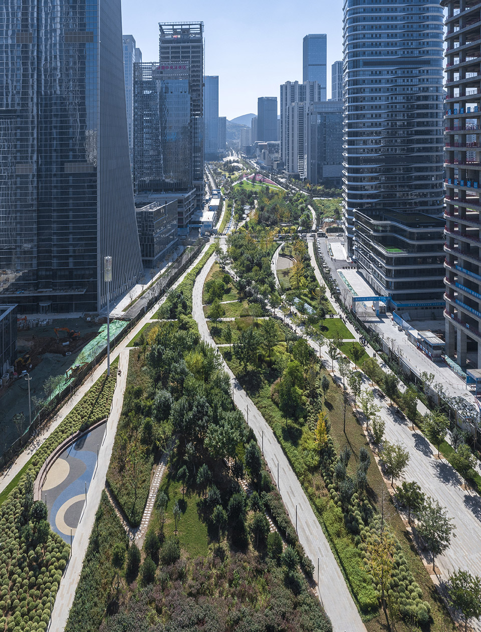 Jinan Ribbon Park by SOM - 谷德设计网