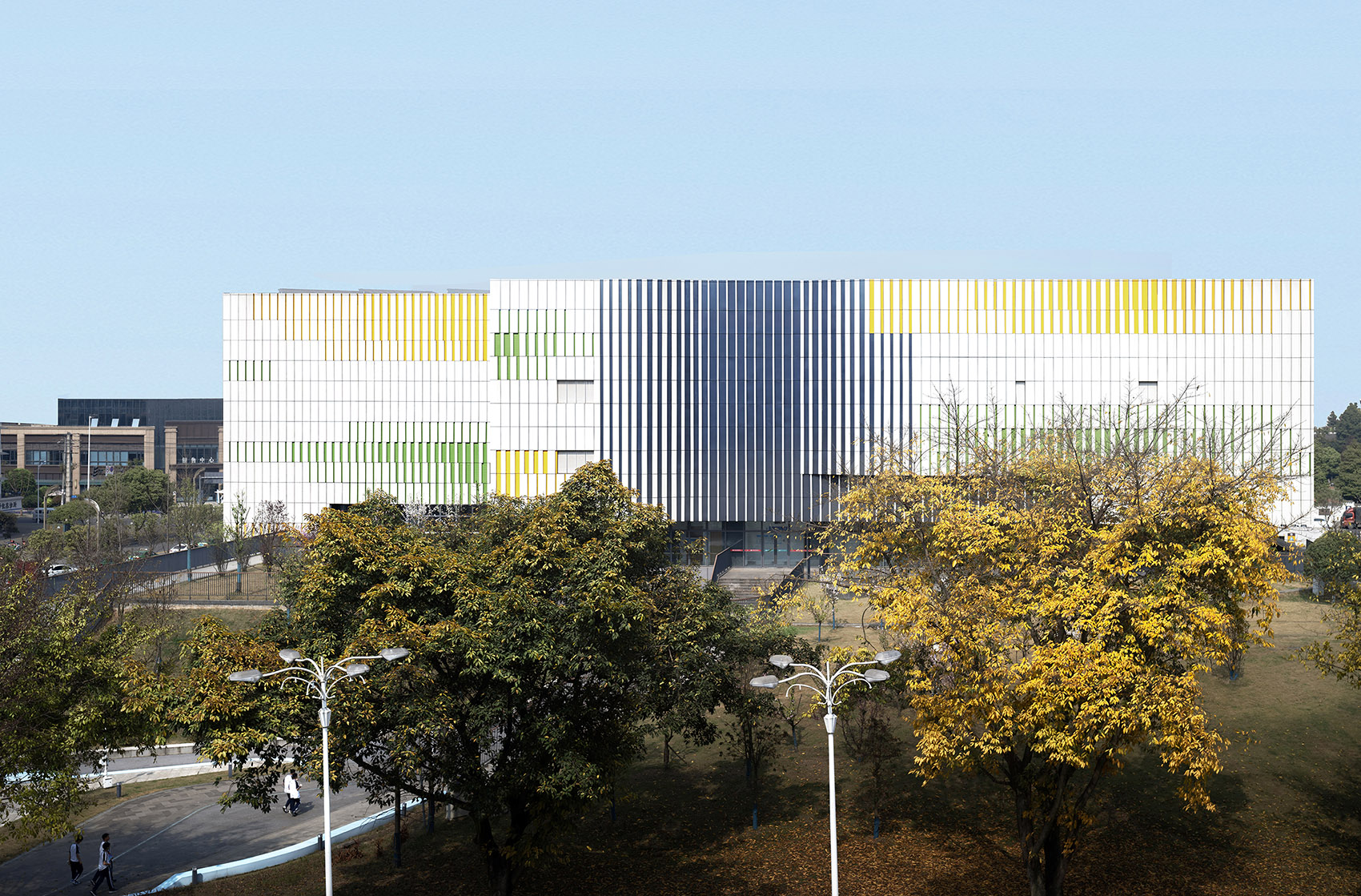 Longquan High School Gymnasium, China by China Southwest Architectural ...