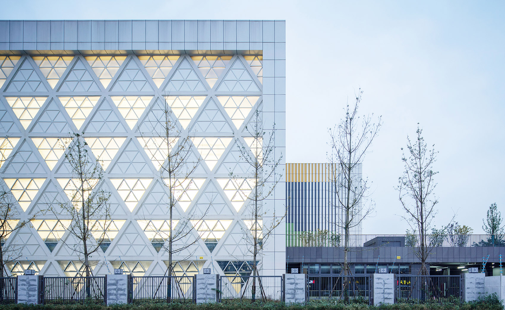 Longquan High School Gymnasium, China by China Southwest Architectural ...