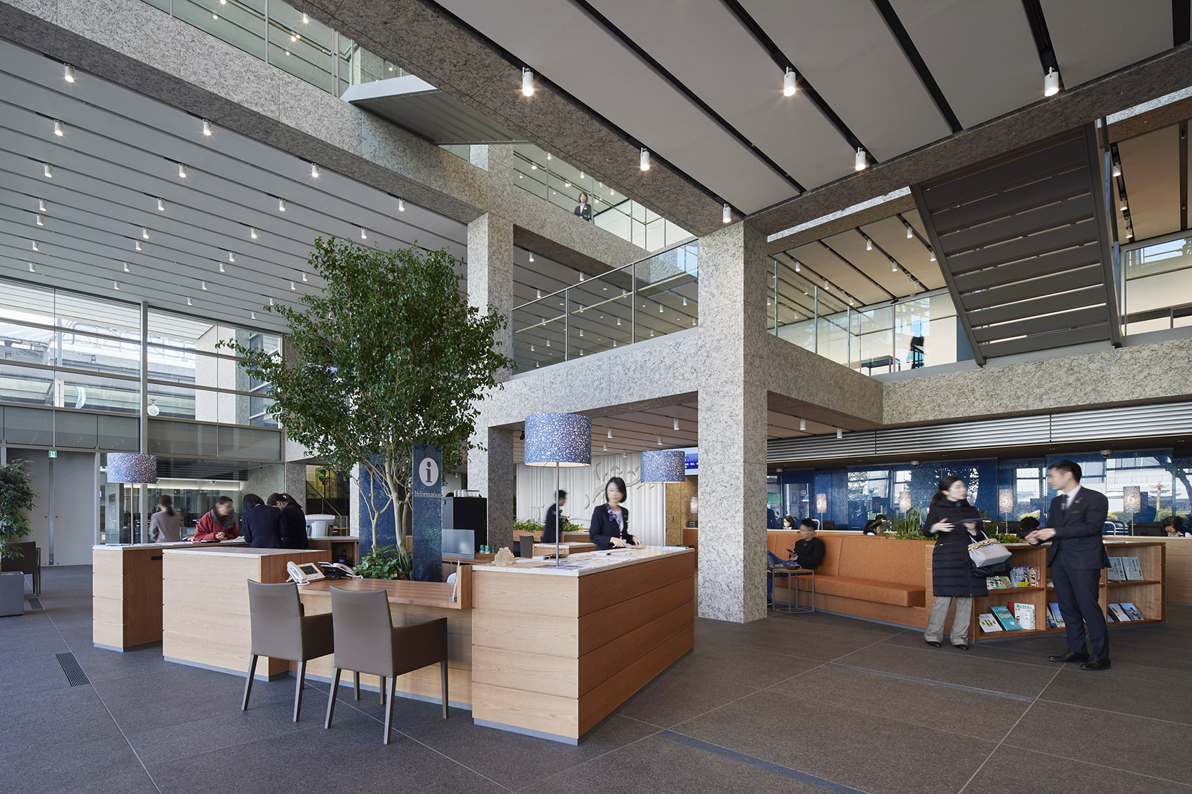 Awa Bank Head Office Sales Department Building by Nikken Sekkei Ltd - 谷德设计网