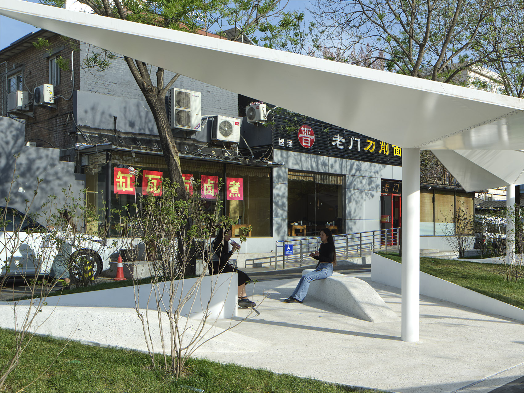 Beijing Lingjing Hutong Subway Exit – Pocket Park by BAZUO Architecture ...
