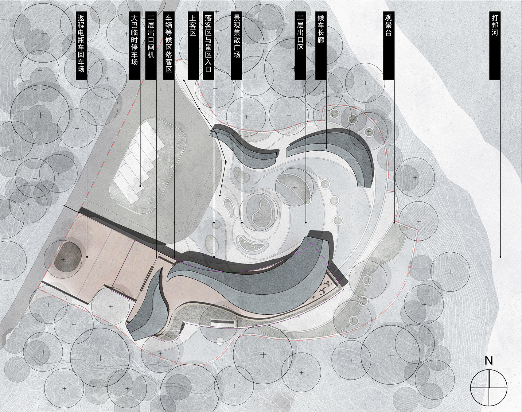 Tourist Center of Huangguoshu Scenic Area by CAUPD + AEPA&TSC - 谷德设计网