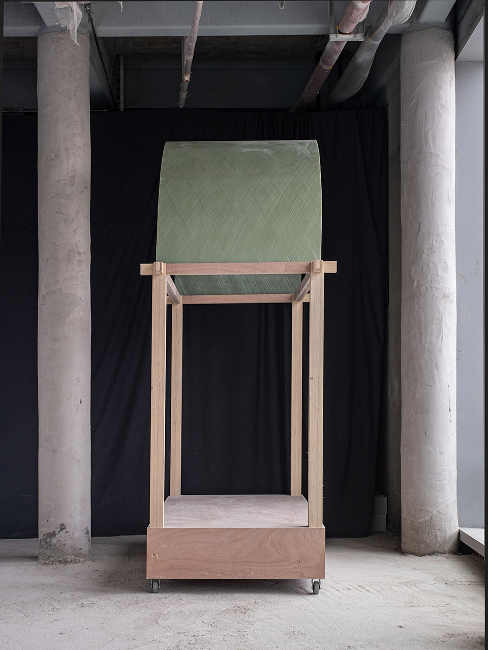 Two installation: “Dense City” and “Drawing an architectural ...