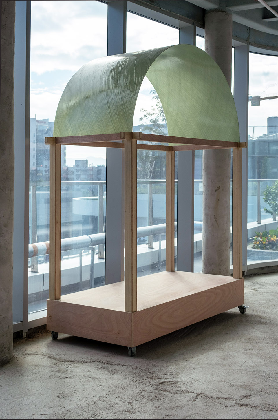 Two installation: “Dense City” and “Drawing an architectural ...