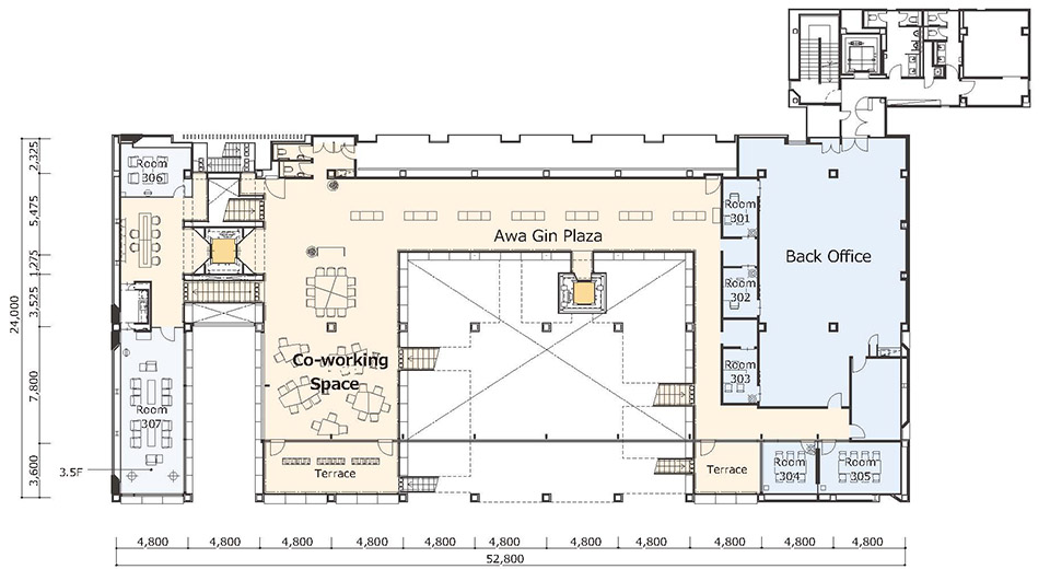 Awa Bank Head Office Sales Department Building by Nikken Sekkei Ltd - 谷德设计网