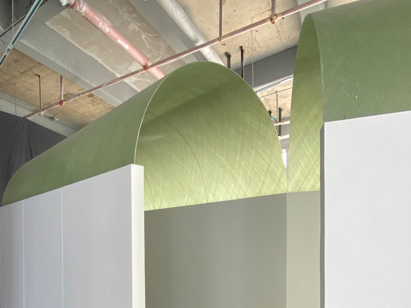 Two installation: “Dense City” and “Drawing an architectural ...