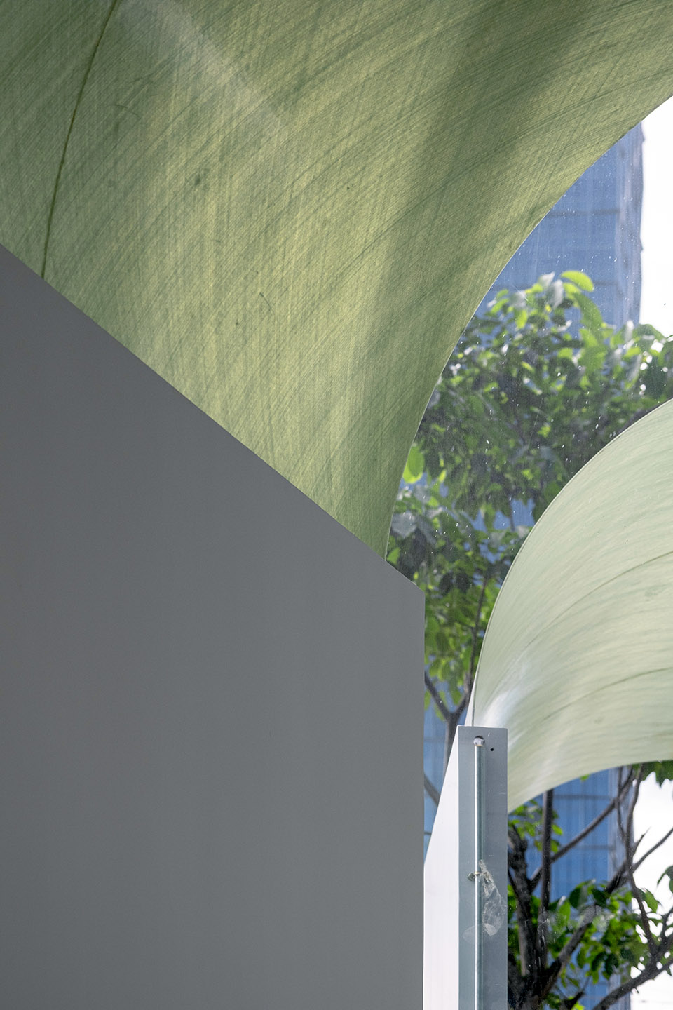 Two installation: “Dense City” and “Drawing an architectural ...