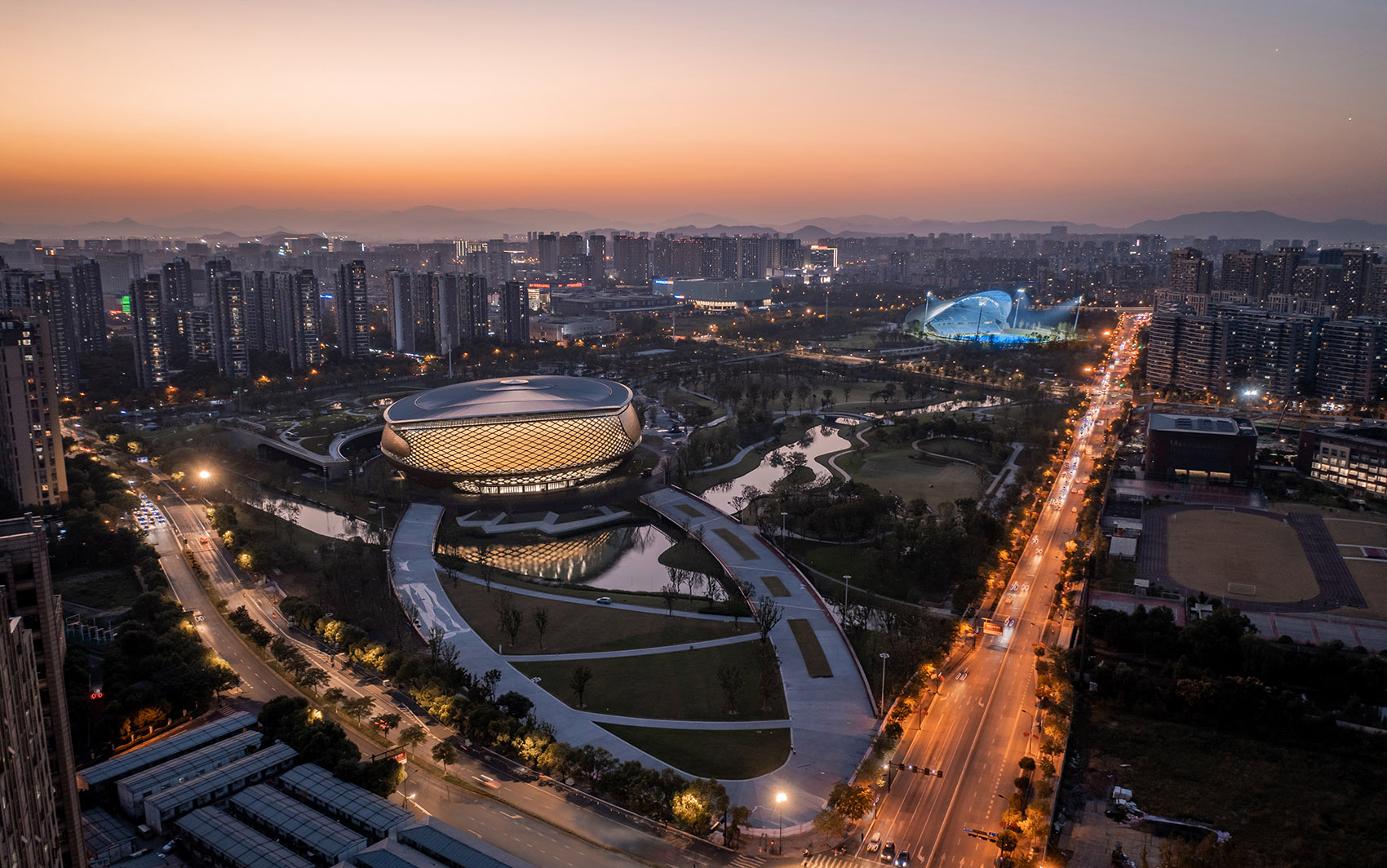 Hangzhou Canal Asian Games Park by ZIAD + ARCHI-TECTONICS - 谷德设计网