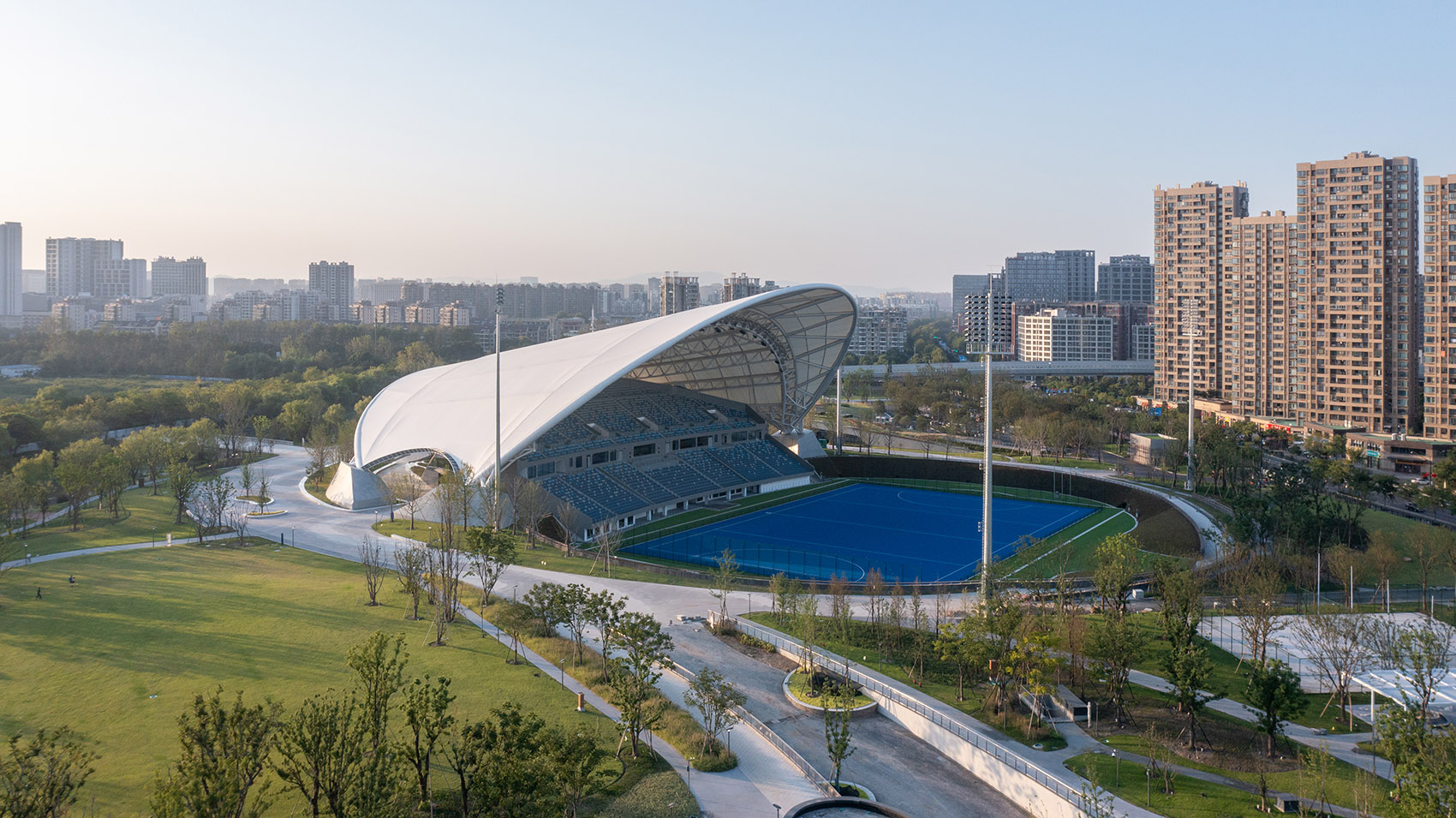 Hangzhou Canal Asian Games Park by ZIAD + ARCHI-TECTONICS - 谷德设计网