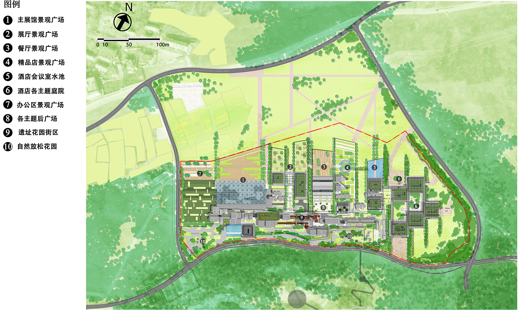 Landscape Design of The 11th Jiangsu Horticultural Exposition’s main pavilion by Unlimited ...