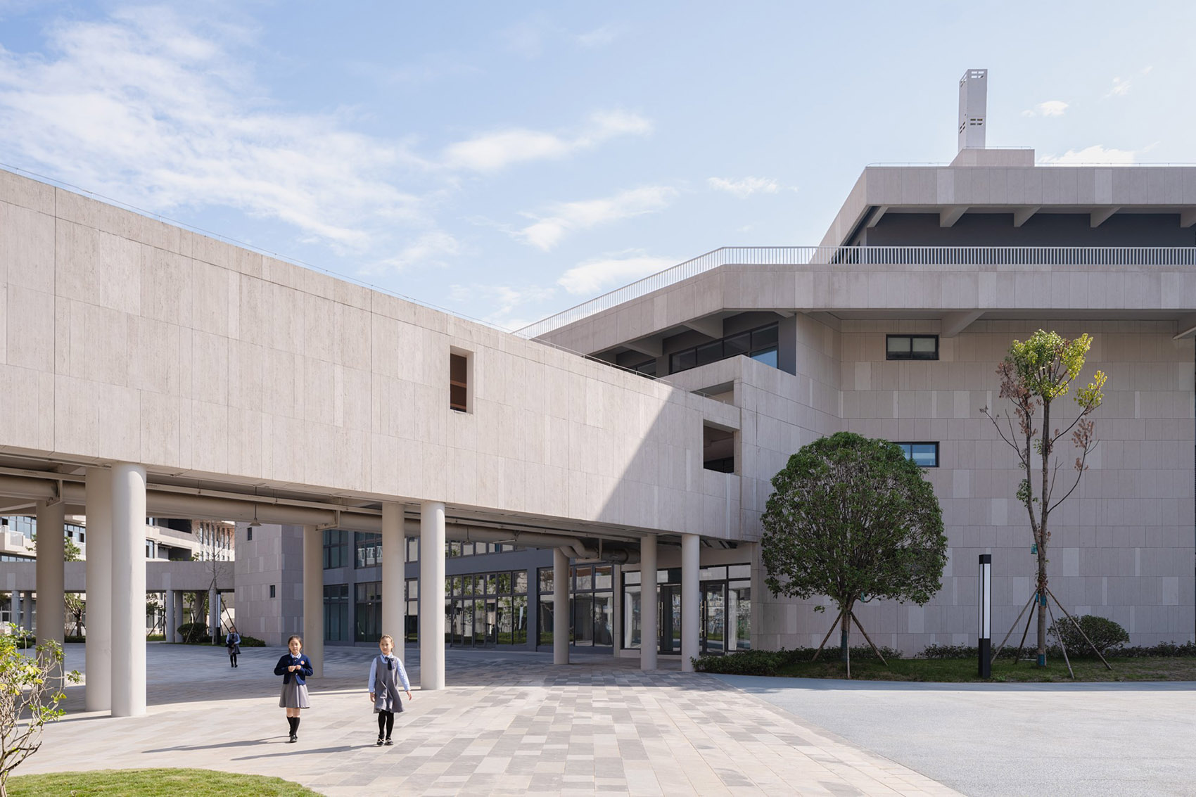 Renshou Campus of Chengdu Foreign Language School by Rong Zhaohui ...
