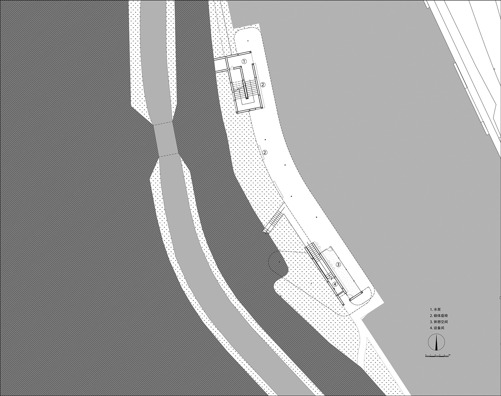 Design of the secondary station and surrounding landscape for the Xili ...