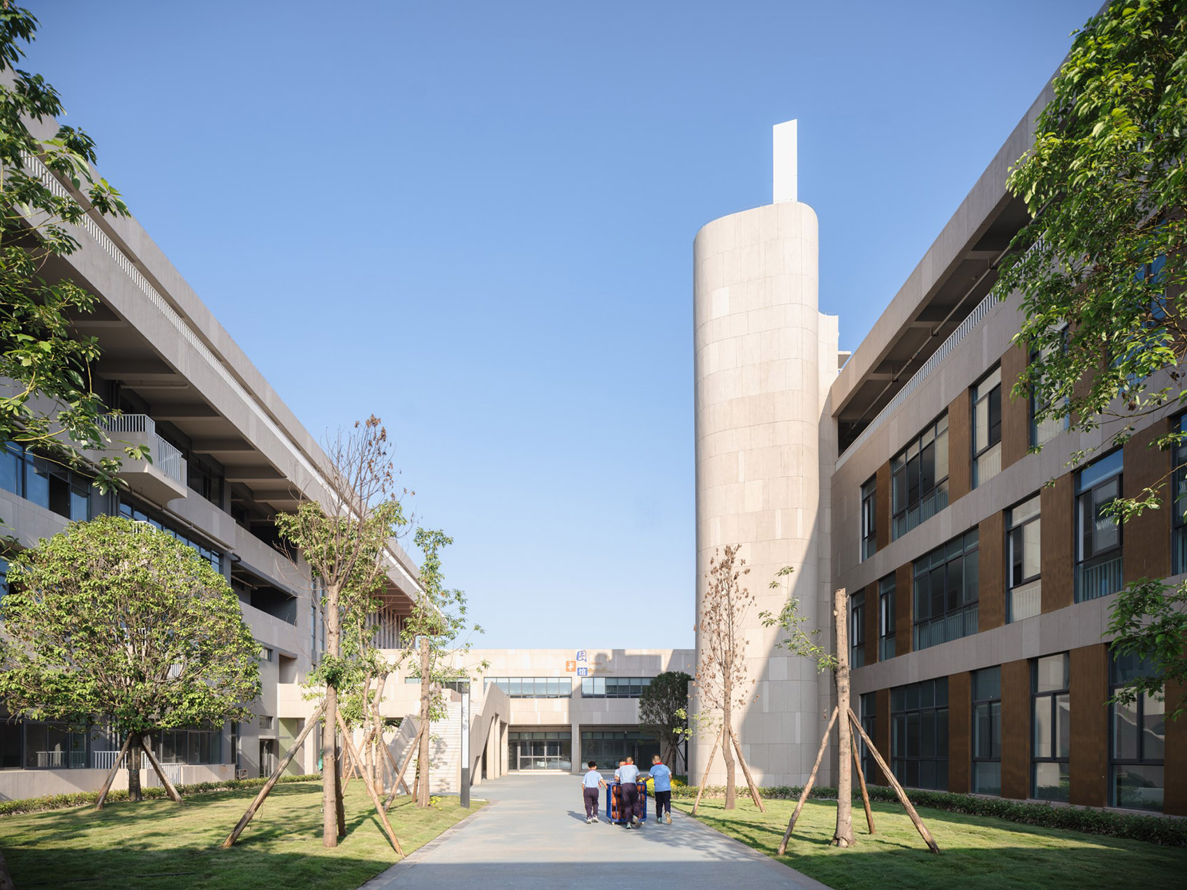 Renshou Campus of Chengdu Foreign Language School by Rong Zhaohui ...