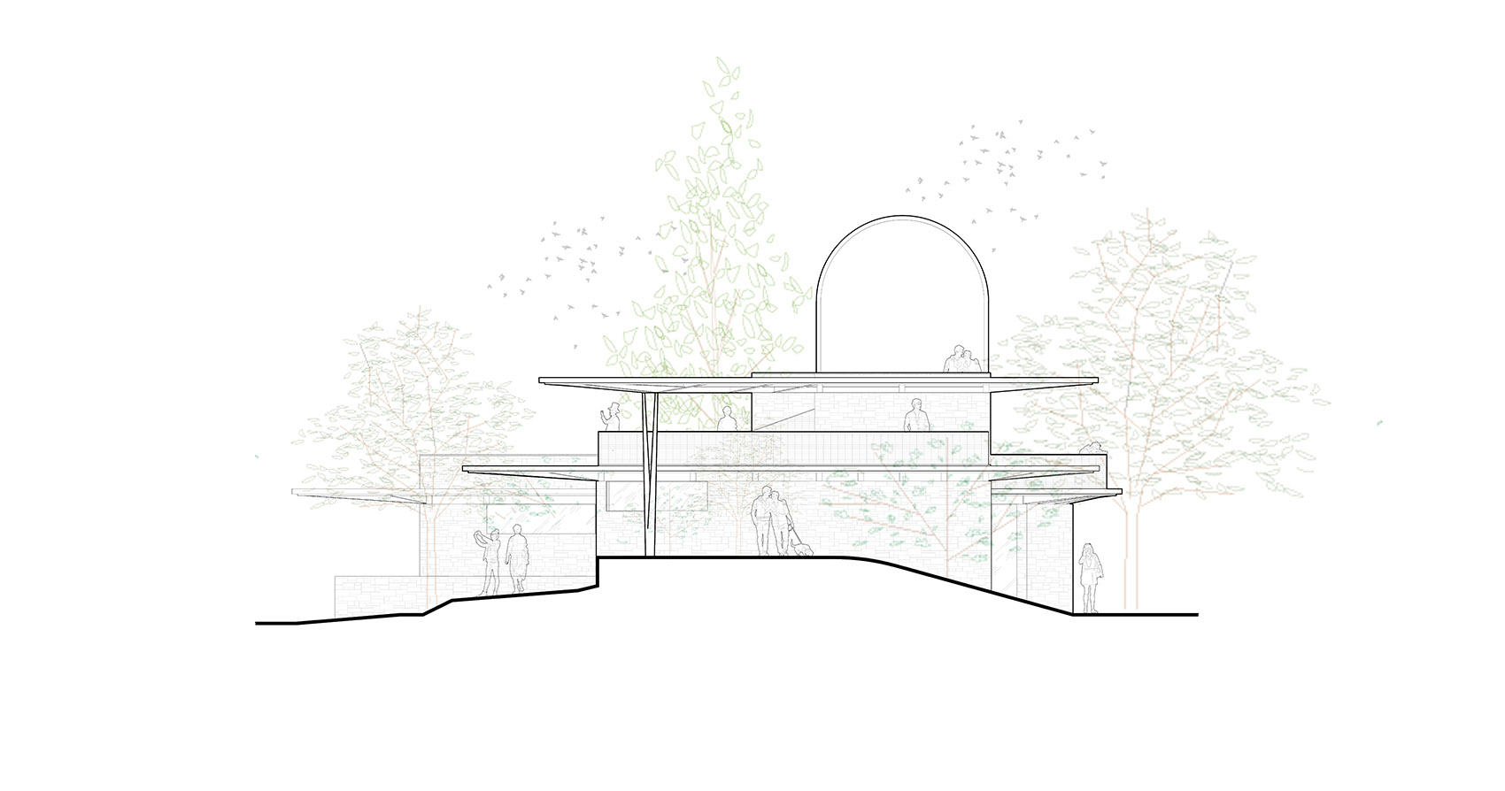 Design of the secondary station and surrounding landscape for the Xili ...