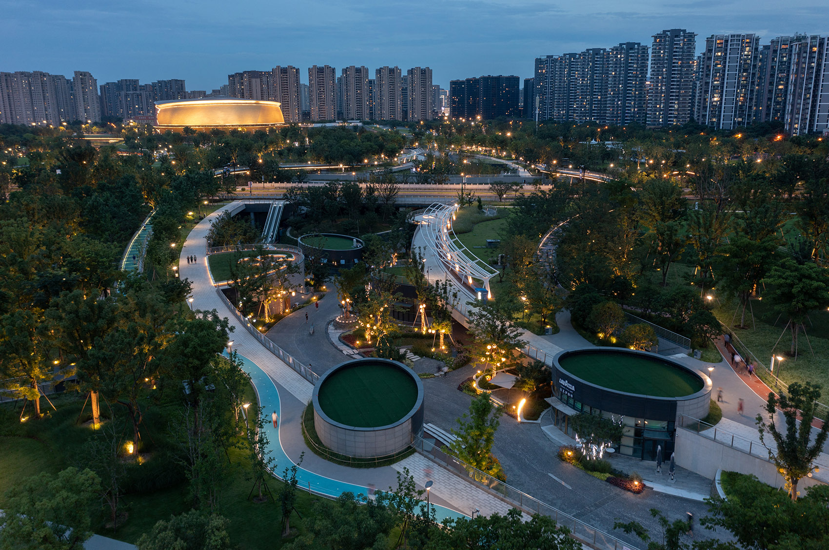Hangzhou Canal Asian Games Park by ZIAD + ARCHI-TECTONICS - 谷德设计网