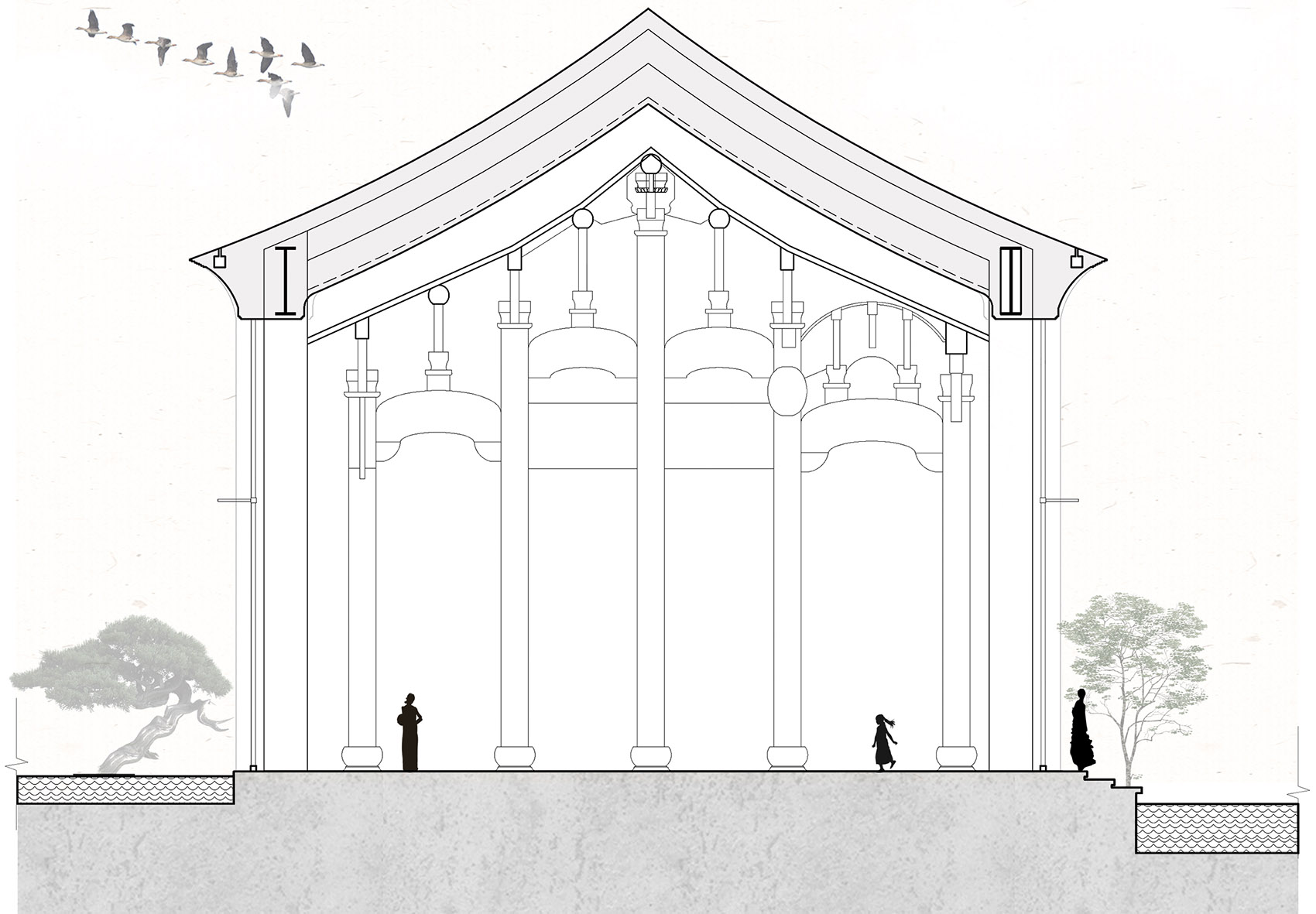 Baihe academy, Kaoting Ancient Street, Nanping by Hangzhou Liubai jian ...