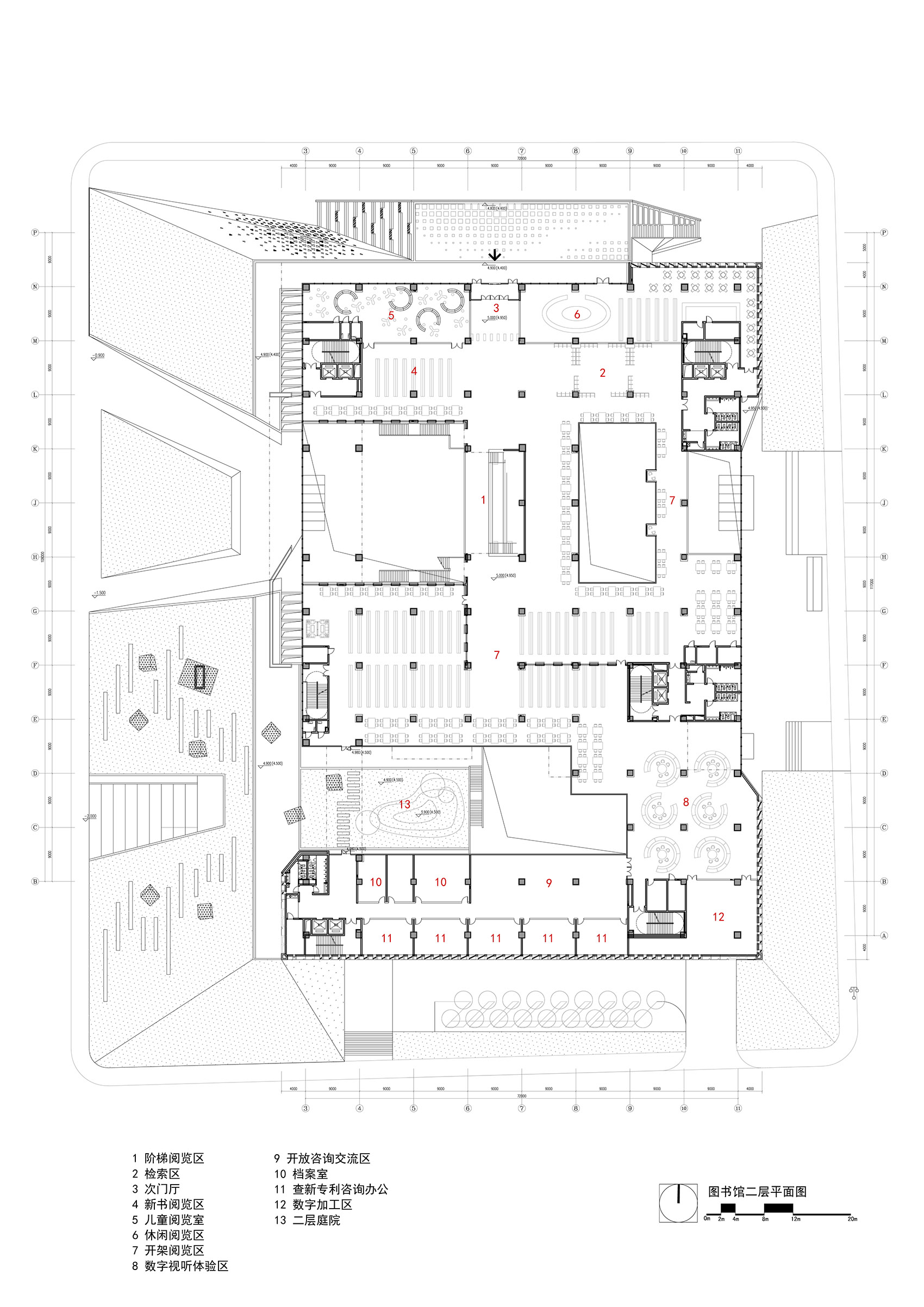 North campus library, Northwest A&F University by Tao Zhi Studio ...
