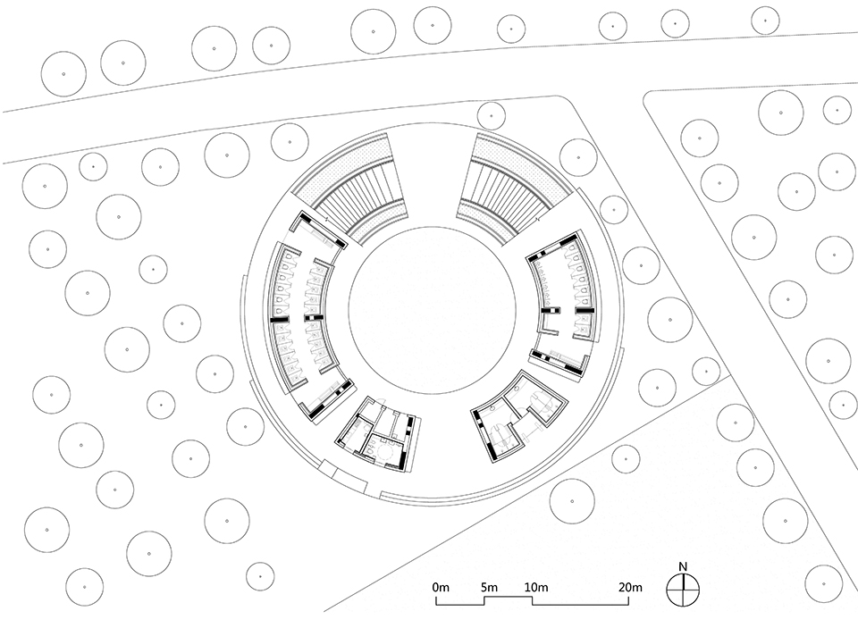 Design of Public Toilet in Shenzhen Bay Haifeng Sports Square, China by CCDI GROUP 21 STUDIO - 谷德设计网