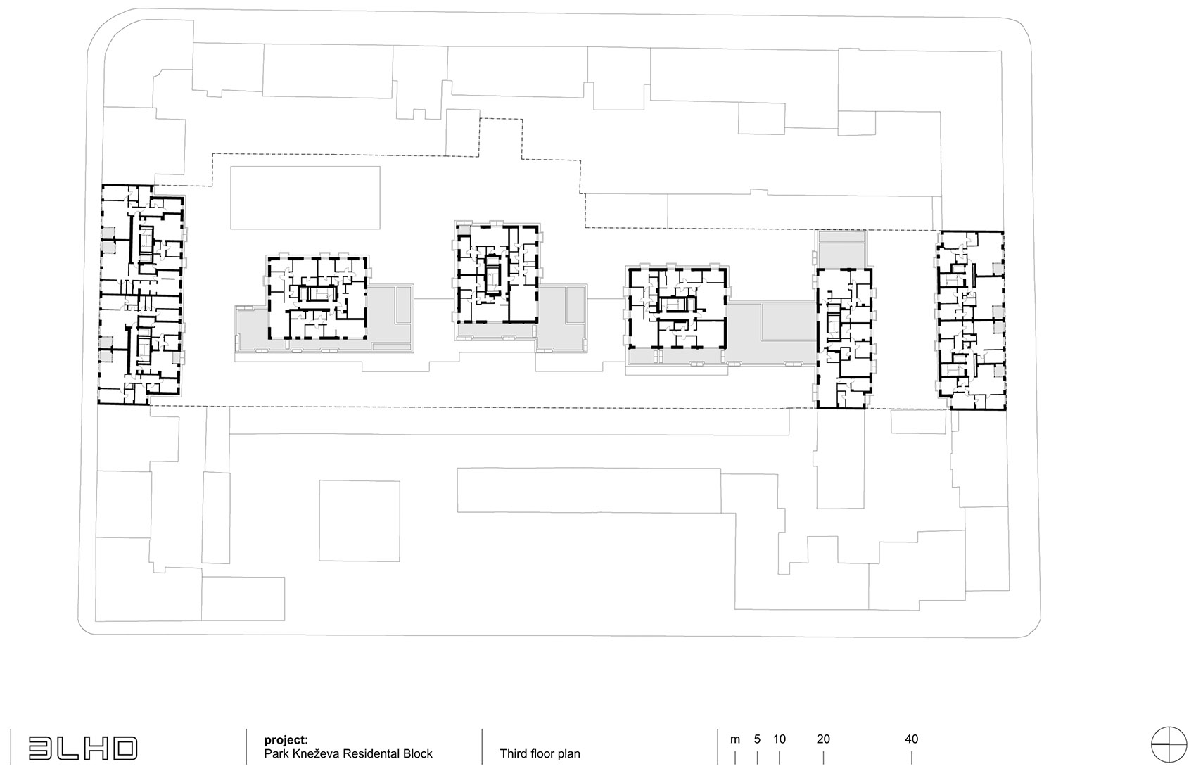 Residential Block Park Kneževa by 3LHD - 谷德设计网