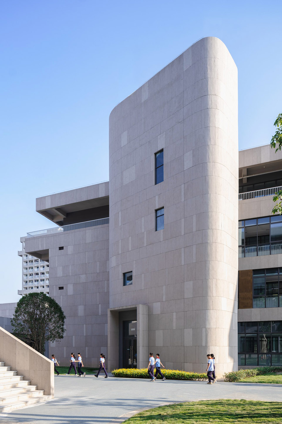 Renshou Campus of Chengdu Foreign Language School by Rong Zhaohui ...