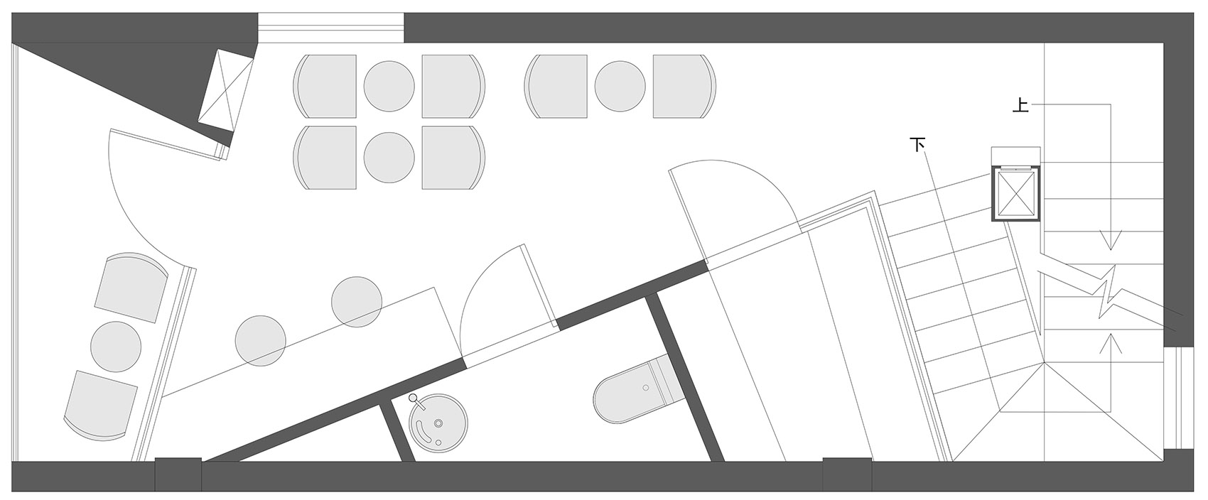 Vertical coffee shop by Nine Pick Design - 谷德设计网