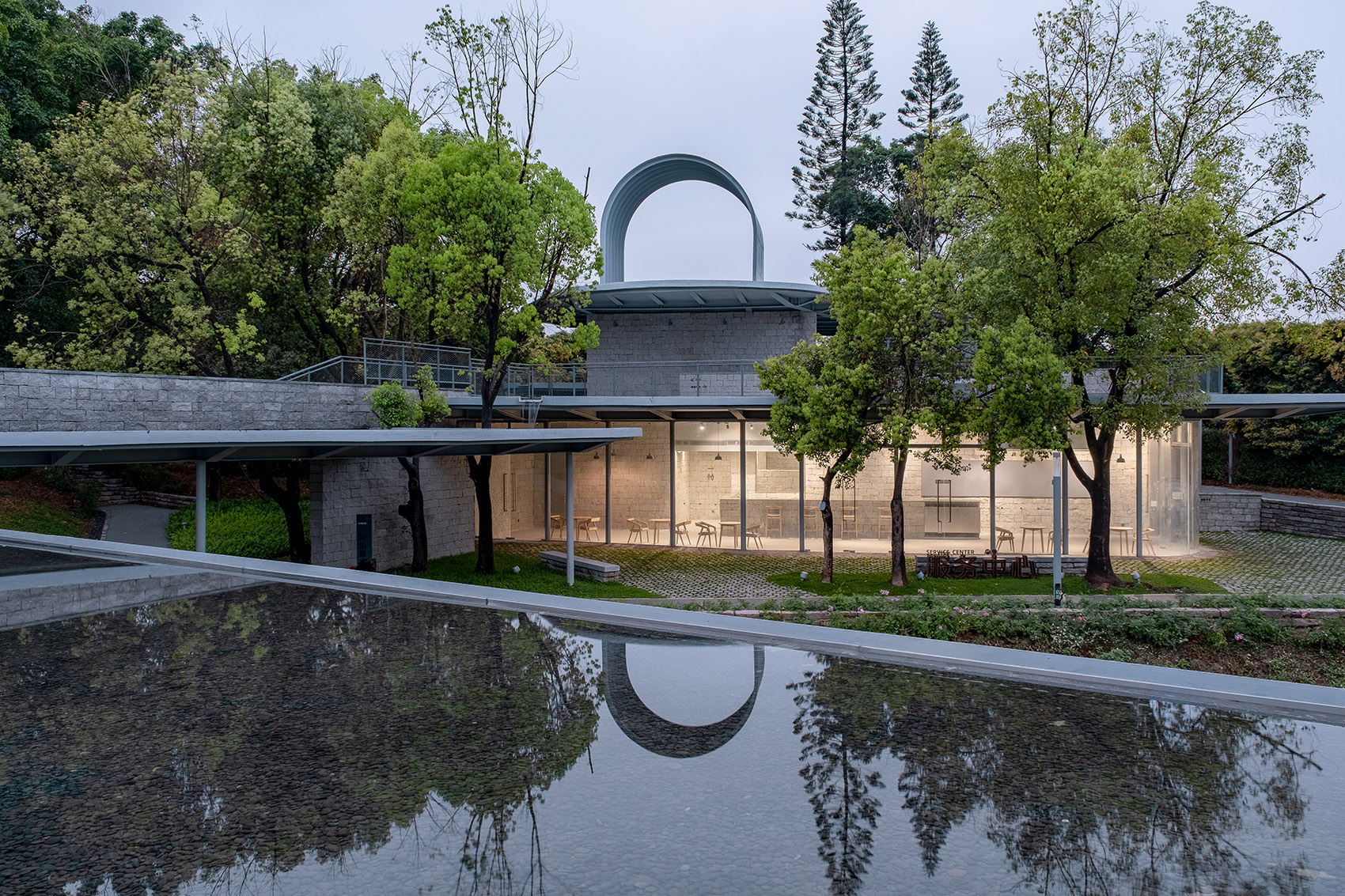 Design of the secondary station and surrounding landscape for the Xili ...