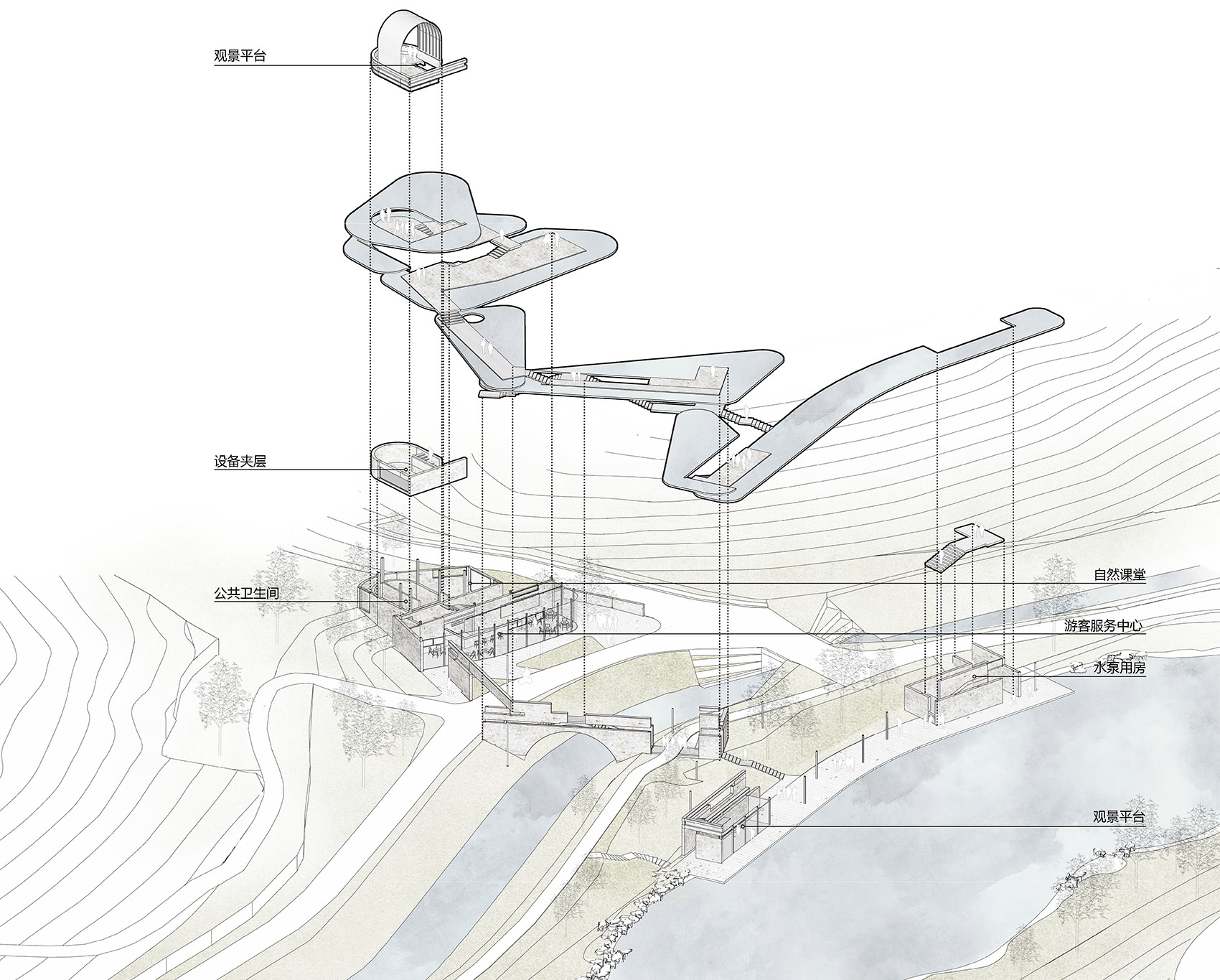 Design of the secondary station and surrounding landscape for the Xili Lake Greenway (Phase I ...