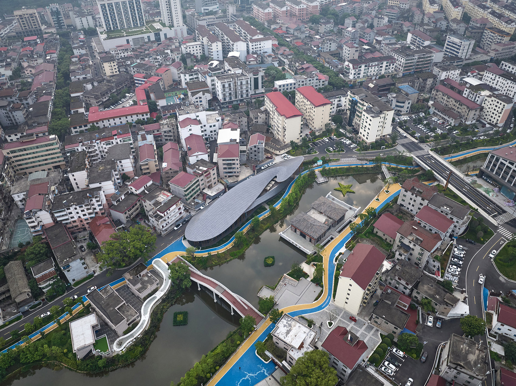 Wan ‘an Shikoutang Fish Culture Center by Oumoumou Studio, SJTU - 谷德设计网