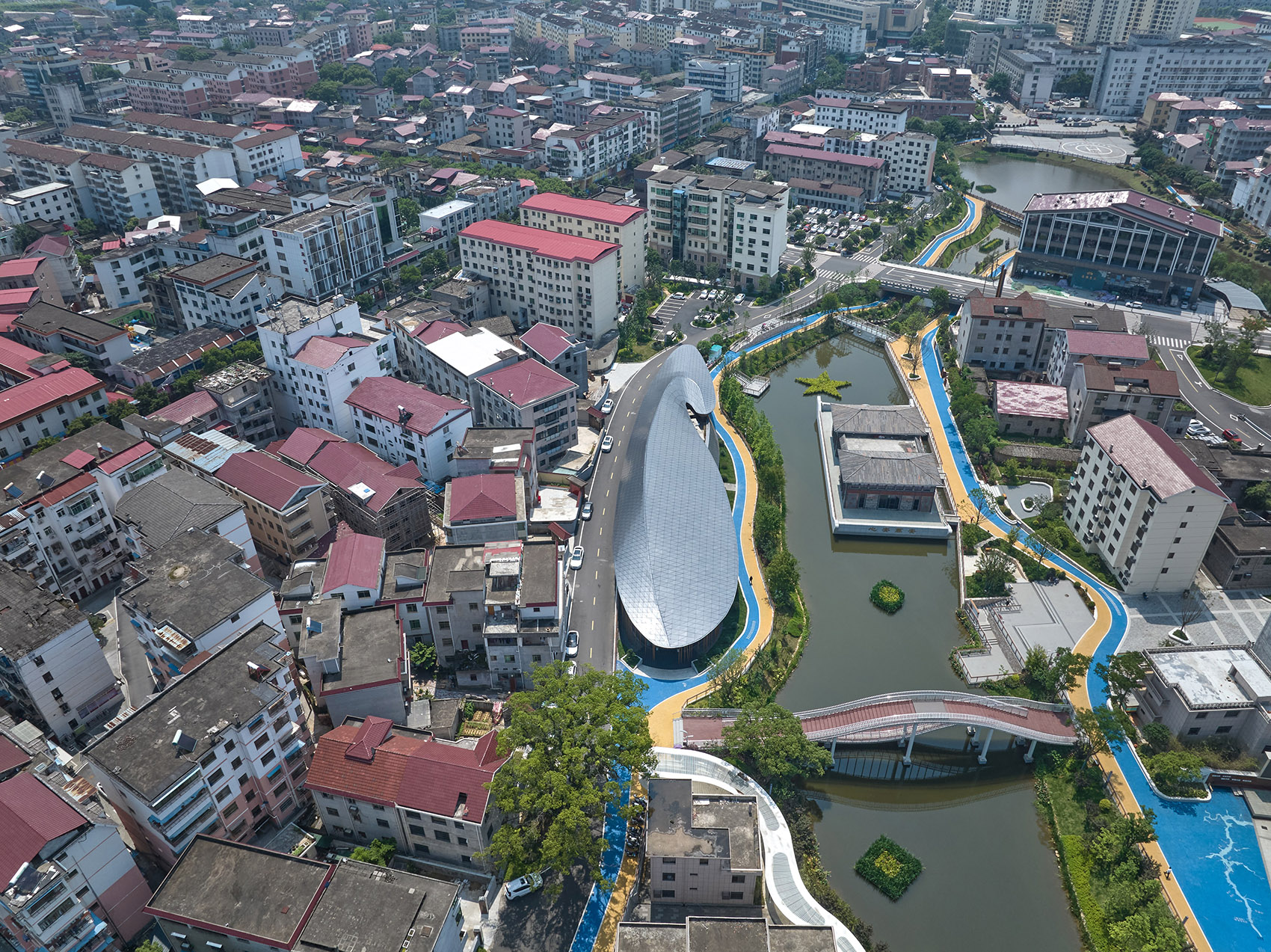 Wan ‘an Shikoutang Fish Culture Center by Oumoumou Studio, SJTU - 谷德设计网